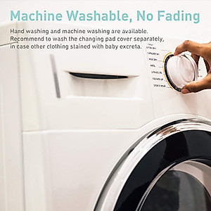 Ultra Soft Minky Dots Plush Changing Table Covers and Travel Baby Changing Pad with Wipes Pocket