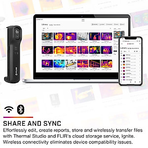 FLIR ONE EDGE PRO Wireless 160 × 120 IR camera with Ignite for iOS and Android