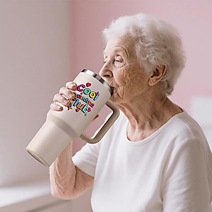 VoziSpace Cool Grandma Tumbler Birthday Gifts for Women, Mother’s Day Stainless Steel Insulated Travel Cup with Lid, Funny Gift for Nana