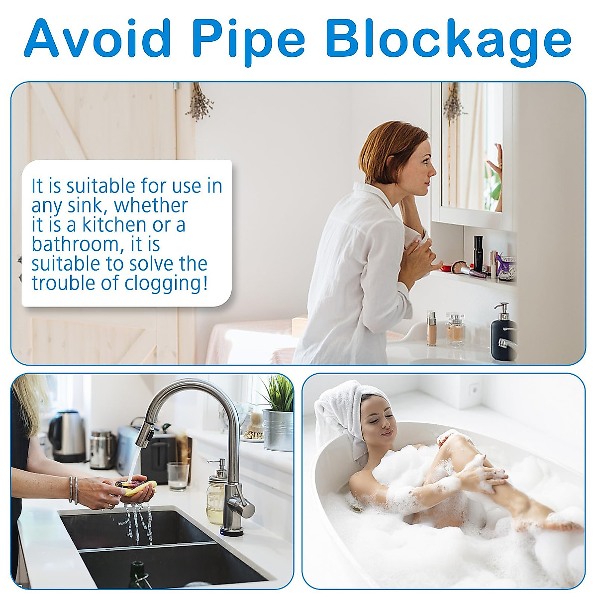 wudianbanCC Cutable Shower Drain Hair Catcher,Disposable Shower Drain Sticker,Drain Hair Catcher, Easy to Stick,Suitable for Bathroom, Bathtub,Kitchen L 393.7''*W3.93 ''