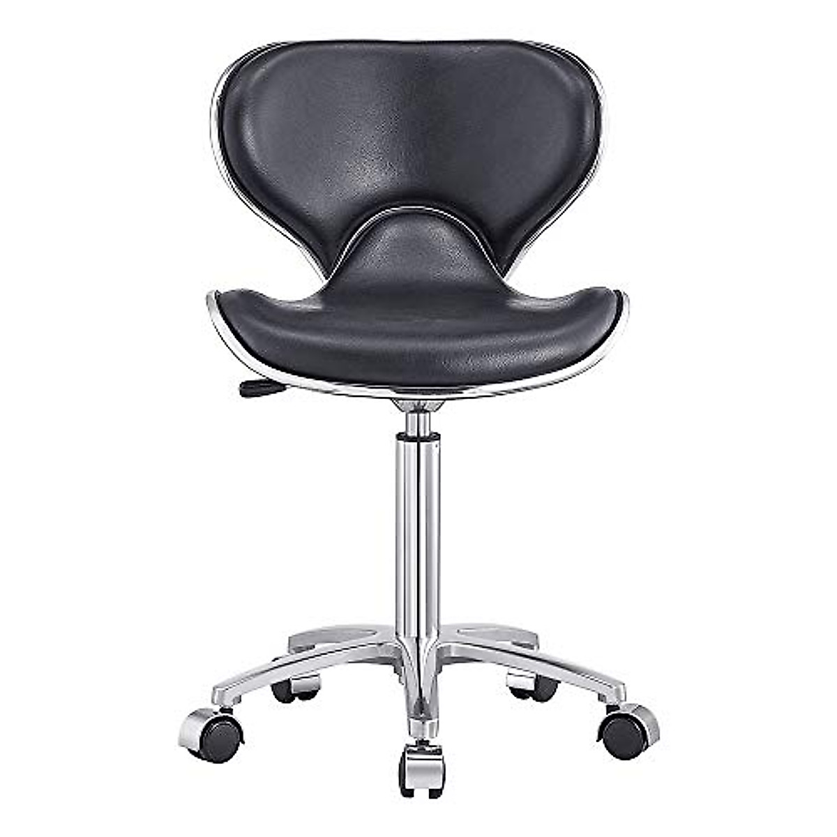 Beauty Salon All Purpose Rolling Stool Manicure Technician Stool Doctor Office Tattoo Stool With Height Adjustment - Esperto