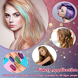 Tracy Pink Fairy Tinsel Hair Extensions With Tool 800 Strands 47 Inch Shining Pink Hair Tinsel Heat Resistant Sparkling Hair Glitter for Women and Girls Easy to Use(Shining Pink)