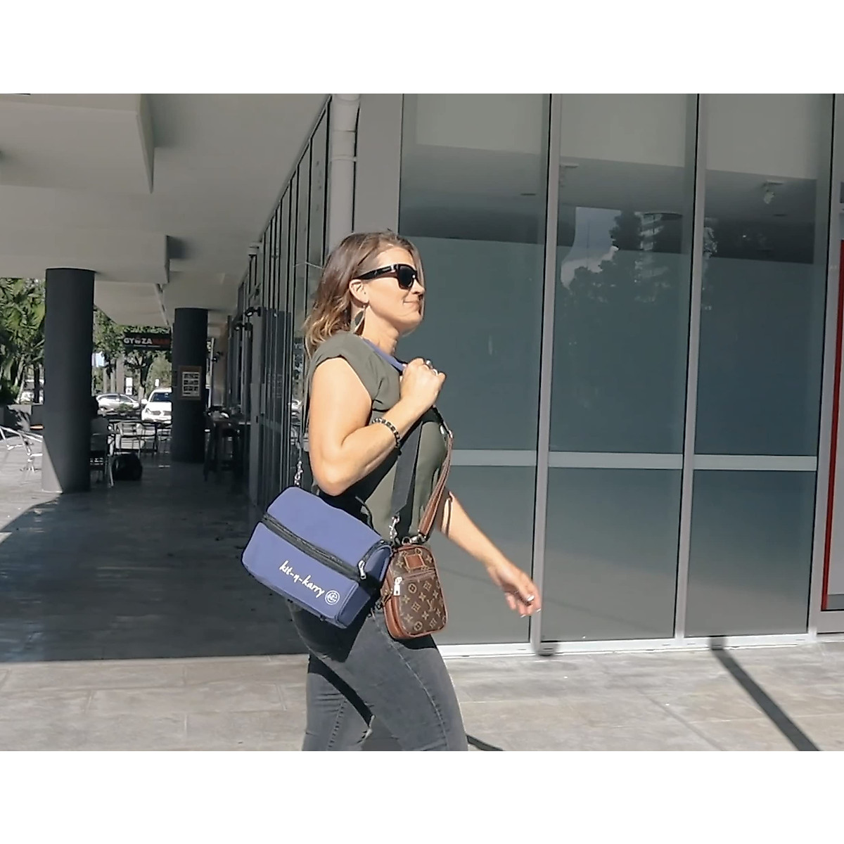 Kit-n-Karry Portion Control Containers with Lunch Bag Included - Lunchbox, Stackable Snack Containers, Insulated Pail, Ice Brick, Portable Cutlery Kit, Dressing Container and Napkin