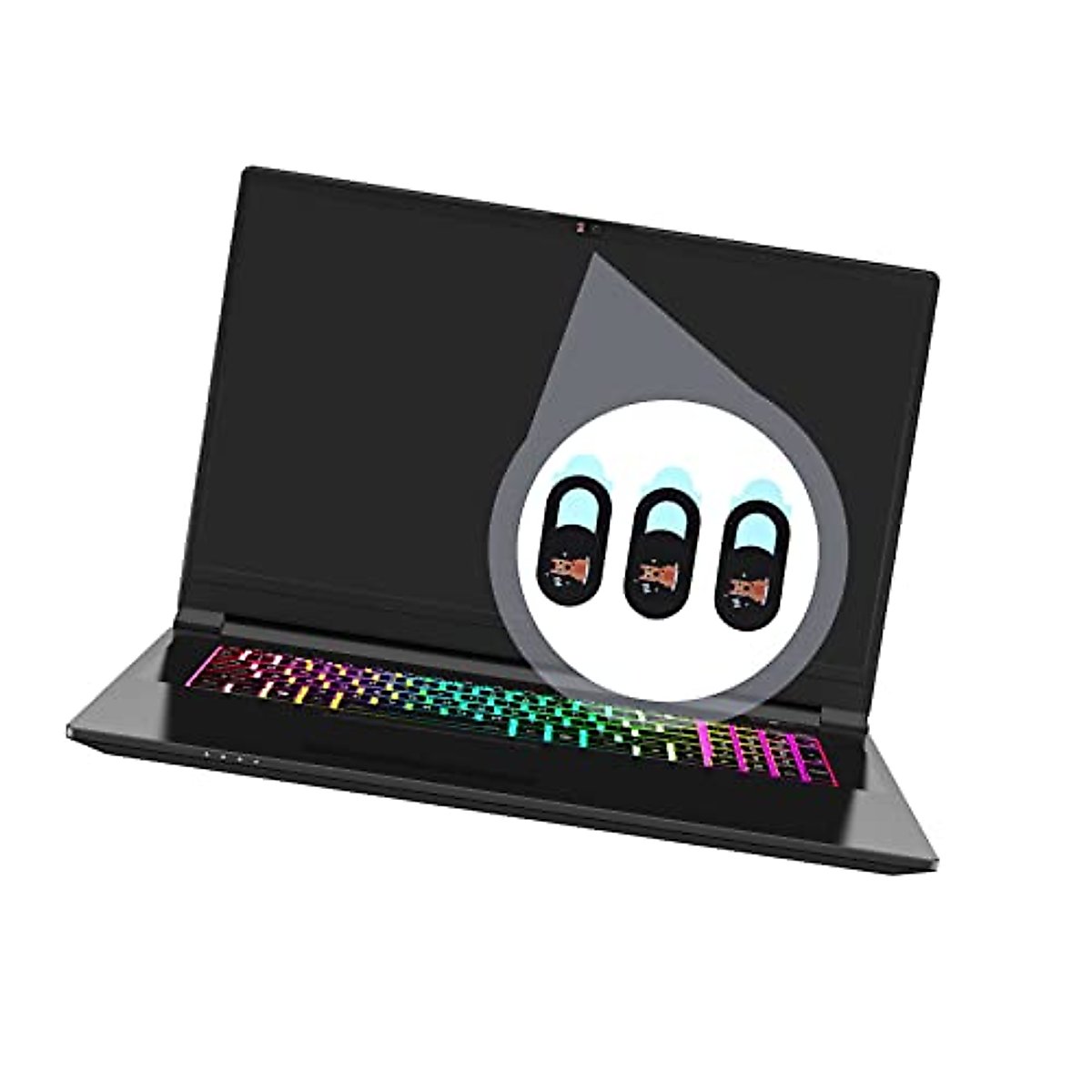 SOLUSTRE Computer Camera 3pcs Anti-Hacker Tablet Anti- for Laptop Cover Your Dog Computers Computer Hacker Phone Privacy Slide Cute Cellphones Creative Webcam Camera Pattern Patch Computers Laptops