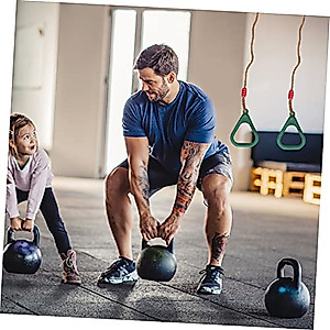 1pair Ring Swing Swing Kids Indoor Swing Baby Swings for Outside Pull up Exercise Ring Kids Rings Bar for Playset Pull Handles Gymnastic Rings Non- Exercise Rings Fitness