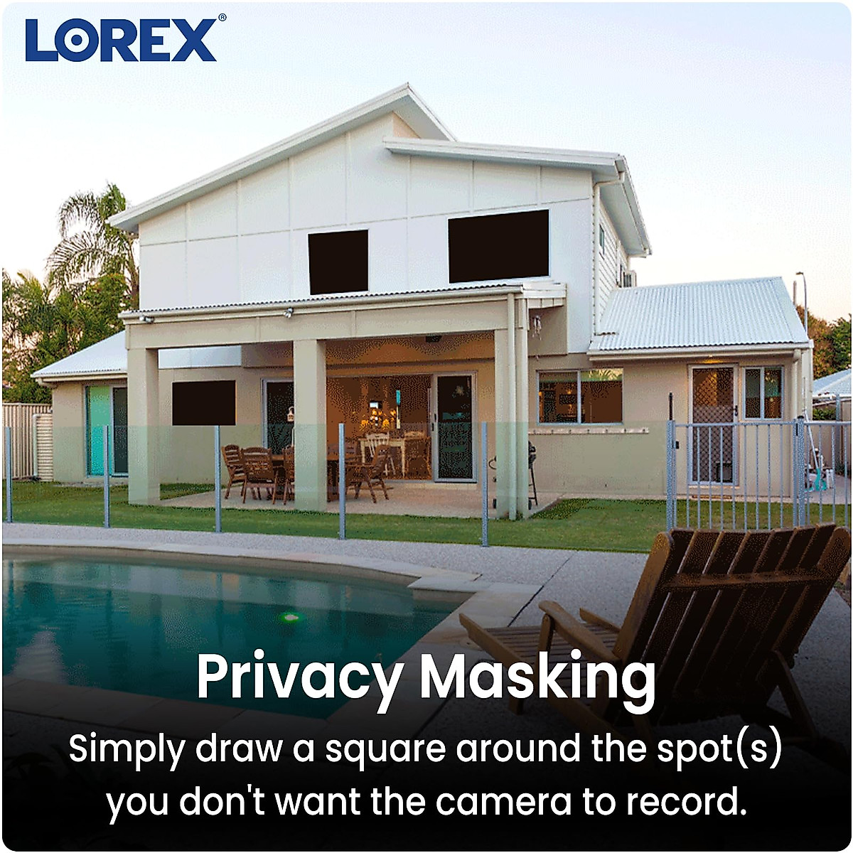 Lorex Fusion 4K Security Camera System w/ 2TB NVR - 8 Channel PoE Wired Home Security System w/ 4 Metal Cameras - Motion Detection, Color Night Vision, Weatherproof Outdoor Surveillance