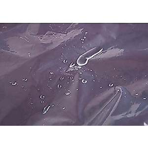 ZMDREAM Plastic Garment Bags Transparent Clothing Cover for Dresses and Suits Dry Cleaner Covers Pack of 50 (23Wx35L)