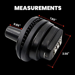 INNOVATEX Gun Trigger Lock Set Heavy-Duty 3 Digit Combination Lock for Handguns, Rifles, Pistols, Shotguns, and Firearms, Home and Travel Gun Safety Accessories, Solid Steel, 3-Pack