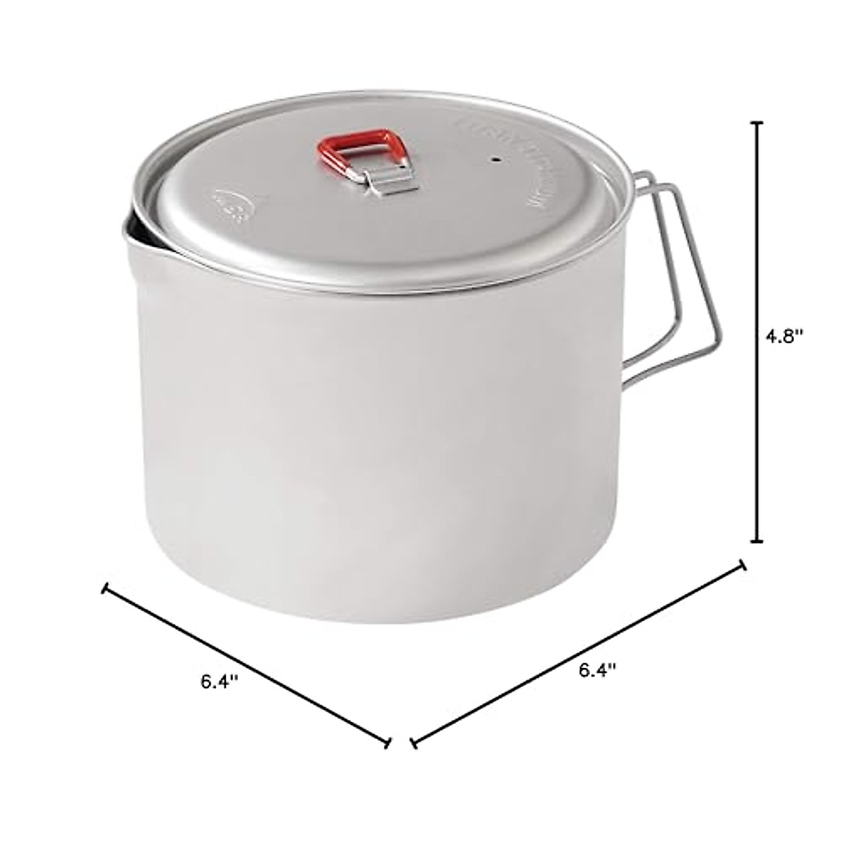 MSR Big Titan Ultralight Titanium Backpacking Kettle