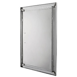 BLTPress 17" Wx24 H BBQ Access Door 304 Stainless Steel BBQ Island Door Heavy Duty Single Vertical Door for Outdoor Kitchen