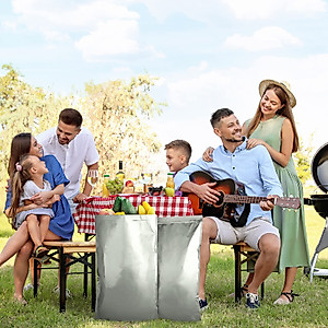 15 Pcs 5 Gallon Mylar Bags for Food Storage, 10.5 Mil Mylar Bags with Oxygen Absorbers 2000cc (15 Single Sealed), Stand-Up Zipper Resealable Bags & Heat Sealable Food Storage Bags + Labels