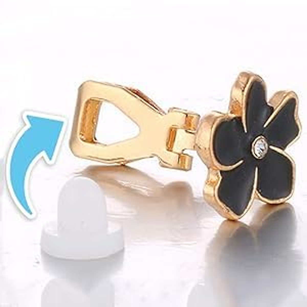 Subiceto 24 Pairs Cute Clip on Earrings for Women Cute Animal Flower Butterfly Colorful Clip-on Earrings Set Pink Flower