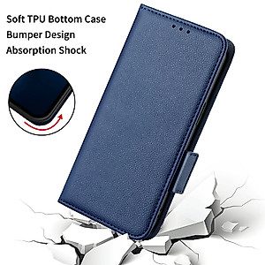 SHAMMA Case for Xiaomi Poco M5 Case Compatible with Xiaomi Poco M5 Phone Case Cover PU Leather Wallet Case LZW-LS200