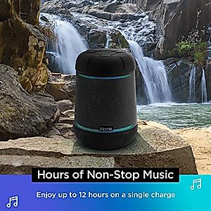 iHome iBT158 Smart Bluetooth Speaker - With Alexa Built-In and Color Changing LED Lights - Perfect Portable Audio Device for Parties, Outdoors, and Other Events