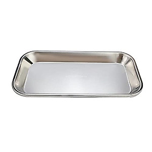 GEEKLLS Breakfast Tray Stainless Steel Nail Plate Cosmetic Storage Tray Surgical Tray