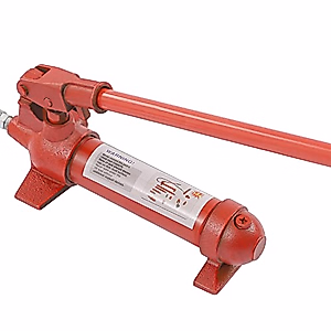 Rosyouth 4 Ton Porta Power Hydraulic Jack, Auto Body Frame Repair Kit with Carrying Storage Case, (8818.5lbs) Capacity, Red