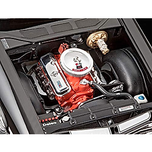 Revell RV07662 1:25-1968 Chevy Chevelle SS 396 Plastic Model kit, Black, 1/25