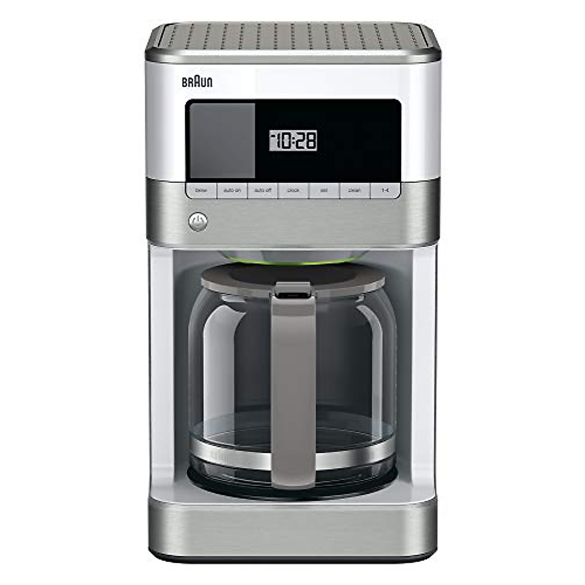 Braun KF6050WH BrewSense Drip Coffee Maker,12 oz, White