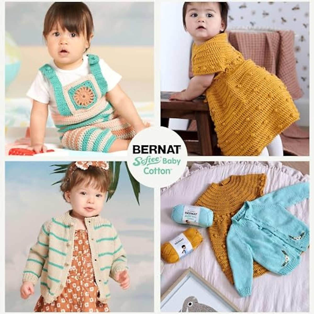 Bernat Softee Baby Cotton YARN, Dusk Sky