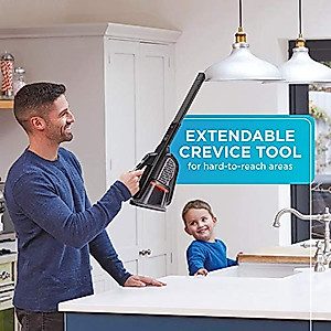 BLACK+DECKER dustbuster Handheld Vacuum, Cordless, AdvancedClean+ , Black (HHVK515J00FF)