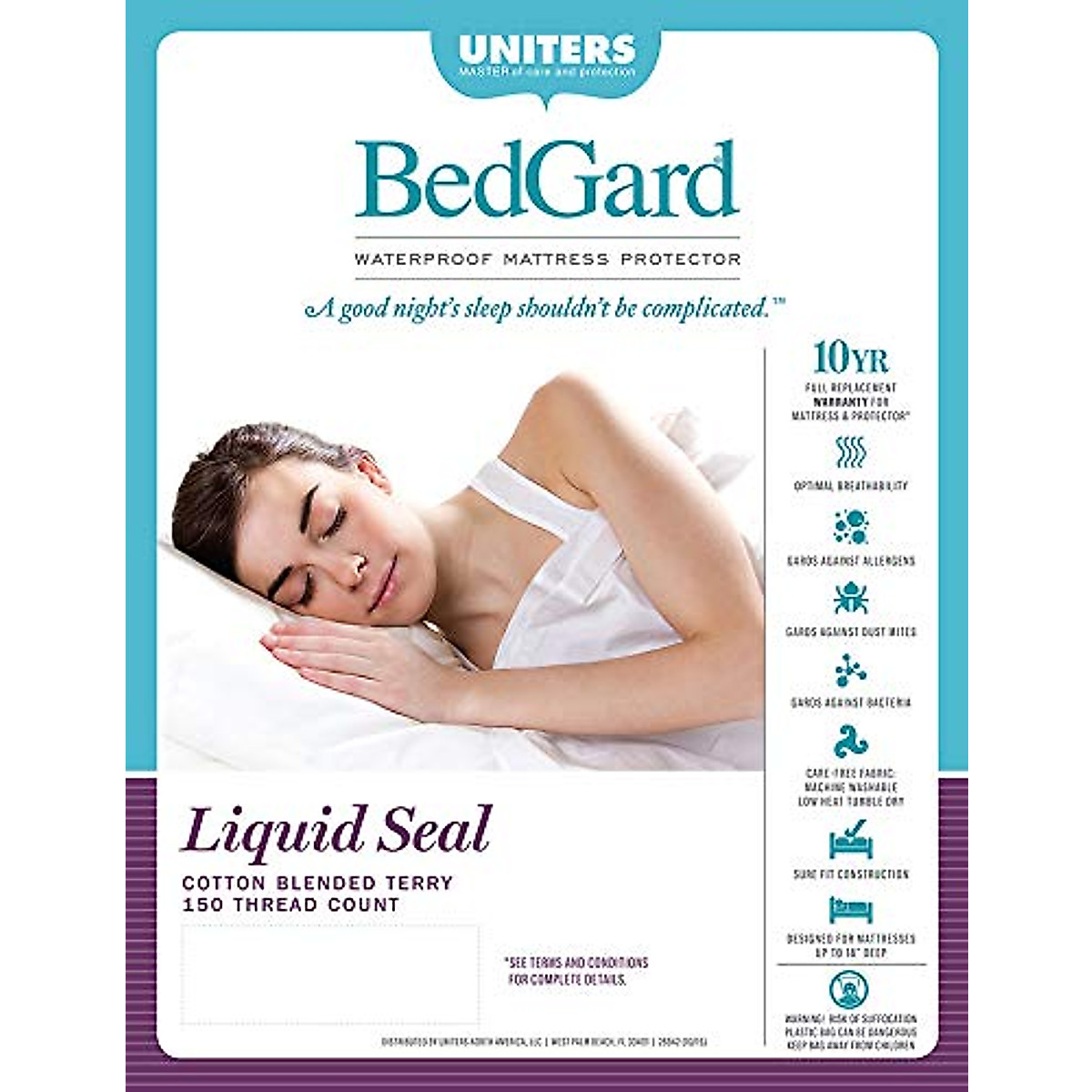 BedGard 10-Year Mattress Protection Twin (A)