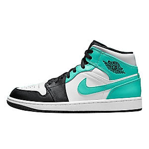 Jordan Mens Air Jordan 1 Mid 554724 132 Island Green - Size 10