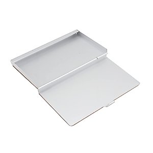 Cabilock 1pc Solid Wood Storage Box Business Holder for Men Business Card Case Business Card Binder Slim Wallets for Men Business Organizer Name Holder Pocket Stainless Steel Man Deck
