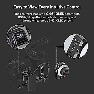 SmallRig MagicFIZ Wireless Follow Focus Basic Kit with Handwheel Controller and Receiver Motor, 100m / 328ft Remote Focus Control for DSLR and Cine Lenses - 3781
