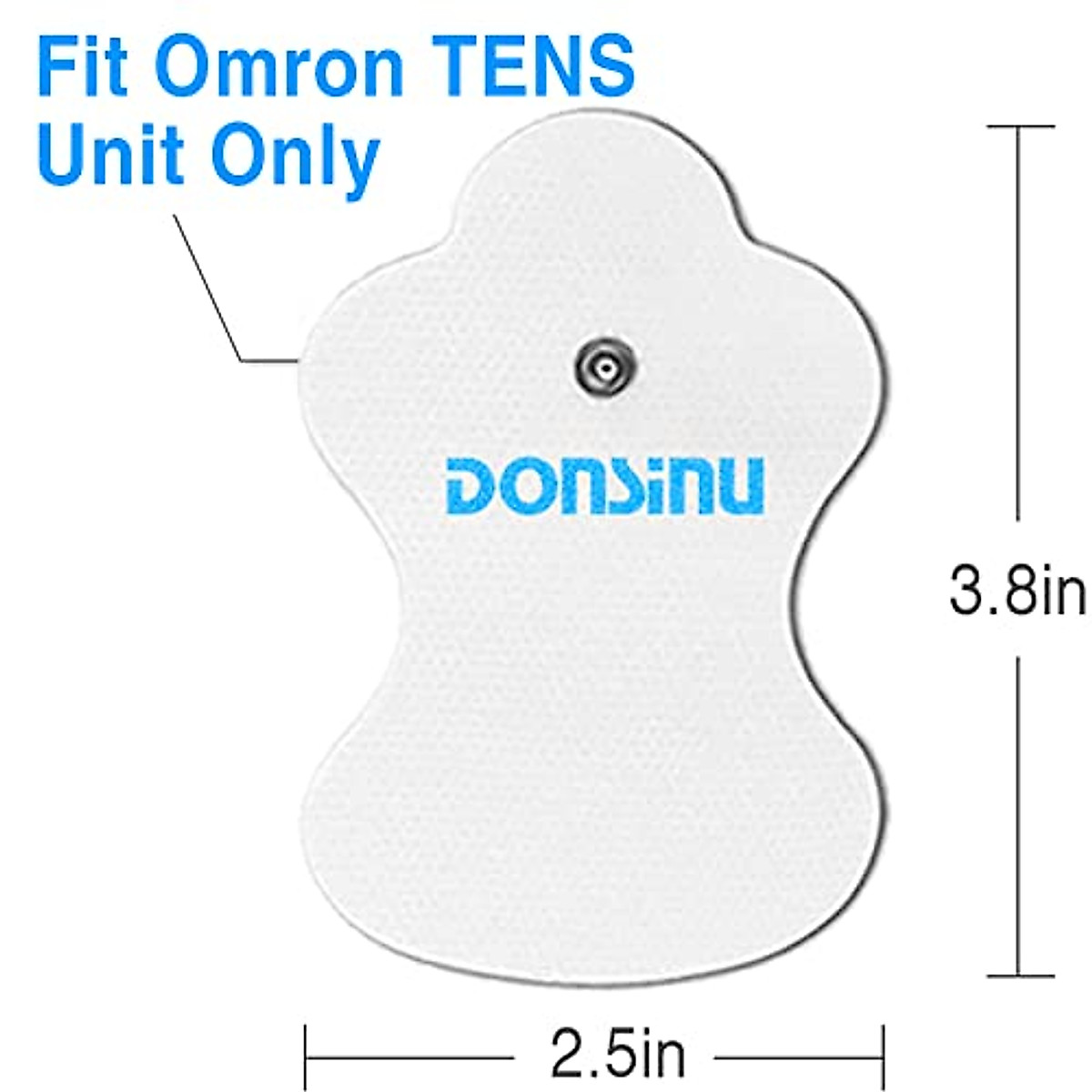 10 Pcs Durable Compatible with Omron Tens Unit Replacement Pads,5Pairs Replacement Electrotherapy Pads
