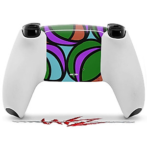 WraptorSkinz Skin Wrap compatible with Sony PS5 DualSense Controller Crazy Dots 03 (CONTROLLER NOT INCLUDED)