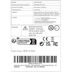 LearnToy Dinosaur Montessori Toys Preschool Learning Toys for Toddlers 1 2 3 4 Years Old, Toddler Busy Board-Educational Toys, Sensory Board, Autism Toys, Toddler Travel Activities Board Toy