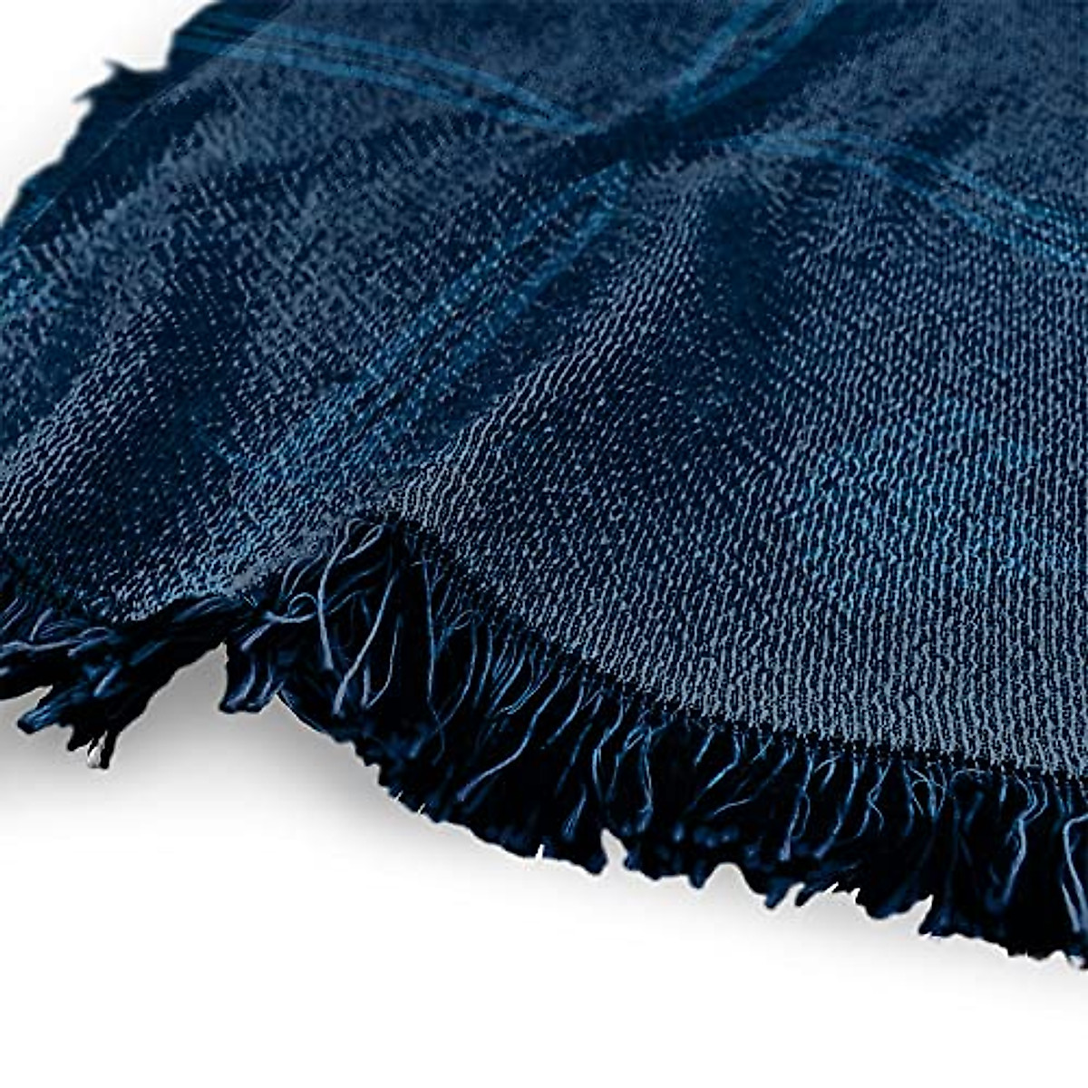 LOGOVISION Game of Thrones Blanket, 50"x60" Stark Sigil Woven Tapestry Cotton Blend Fringed Throw Blanket