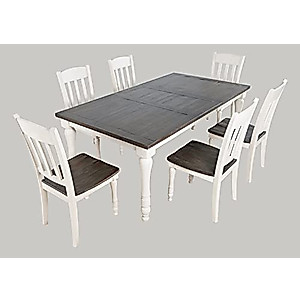 Madison County Reclaimed Pine Slatback Farmhouse Dining Chair (Set of 2)