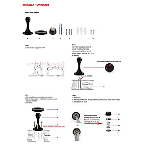 Solid Mental Magnetic Door Stop, Wall Mounted, Oil Rubbed Bronze