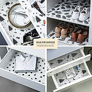 MAMUNU 3 PCS Shelf Liners for Kitchen Cabinets, Non-Adhesive EVA Drawer Liner, Waterproof and Non-Slip Refrigerator Cupboard Mat for Cabinet, Drawers, Dining Tables, Dressers(17.7" x 47.2")