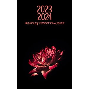 2023-2024 Monthly Pocket Planner: Small 2 Year Calendar Schedule Organizer Start January 2023 to December 2024 with Holidays|Includes Place for Contacts, Notes, Important Dates, and Passwords