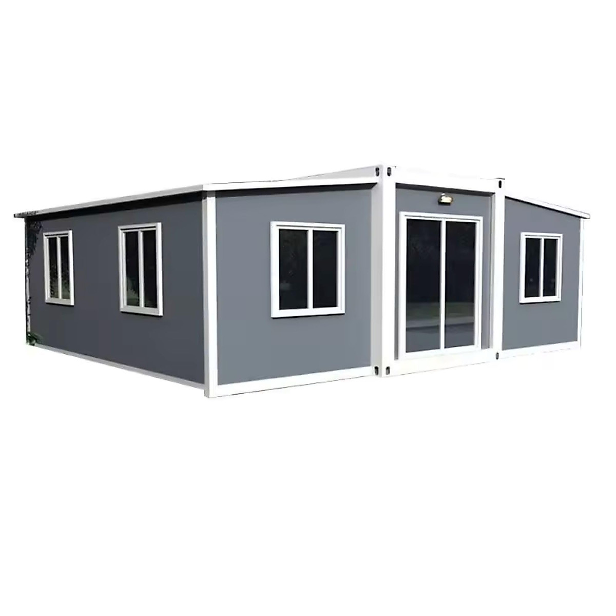 Fully Equipped 20ft Modern 2024 Luxury Prefabricated Container House 3 Bedroom 1 Bathroom 1 Kitchen - Modern Prefab Villa, Insulated Expandable Container, Mobile Tiny Home, Free Electric Water Heater