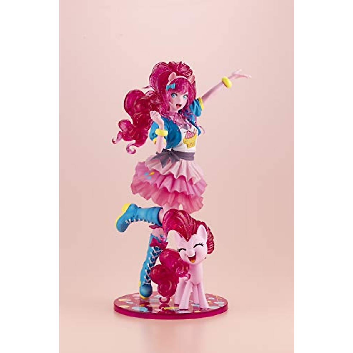Kotobukiya My Little Pony: Pinkie Pie Limited Edition Bishoujo Statue, Multicolor