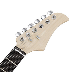 Saicool 39 Inch Full Size Electric Guitar Kit, Complete Starter Kit Bundle for Music Lover Beginner with 10w Amplifie, Carry Bag, Strap, Strings, Pick, Blue