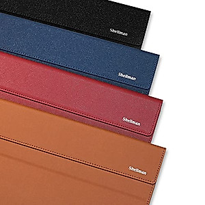 Honeycase Cover for 13.3” Samsung Galaxy Book3 360 & Galaxy Book2 Pro/Pro 360 & Book Pro 360/Pro 360 & Galaxy Book Flex/Flex Alpha/S/Ion 13 inch Laptop,PU Leather Slim Shell Case,S002-13-Black