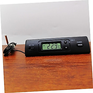 4 Sets Aquarium Thermometer Fridge Thermometer Fish Tank Supply Fish Tank Thermometer Reptile Tank Thermometer Digital Display Thermometer Temperature Measure Device Car Abs