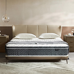 Ablyea Full Mattress 12 Inch Full Size Hybrid Mattress - Memory Foam & Individually Pocket Coils Springs | Pressure Relief | Motion Isolation, Edge Support | CertiPUR-US Certified | Medium Firm