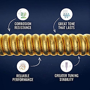 Elixir Strings 19052 Coated Nickel Electric Guitar Strings, Light (.010-.046)