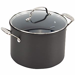 Cuisinart 14-Piece Cookware Set, Chef's Classic NonStick Hard Anodized, Gray, 66-14N