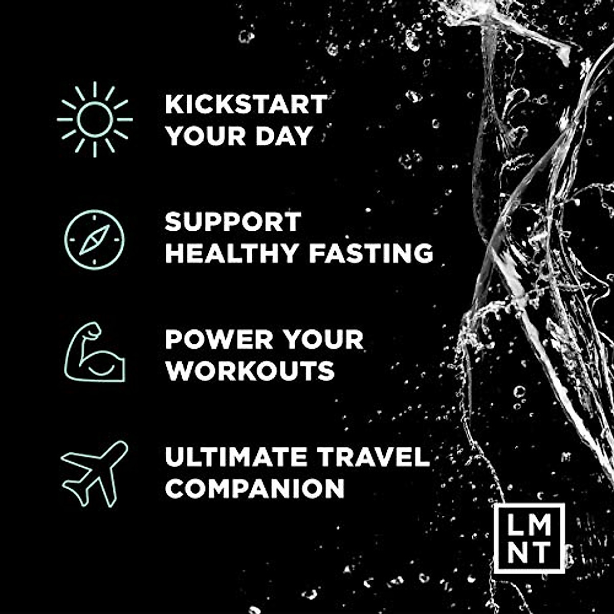 LMNT Keto Electrolyte Powder Packets | Paleo Hydration Powder | No Sugar, No Artificial Ingredients | Raw Unflavored | 30 Stick Packs