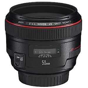 Canon EF 50mm f/1.2 L USM Lens for Canon Digital SLR Cameras - Fixed
