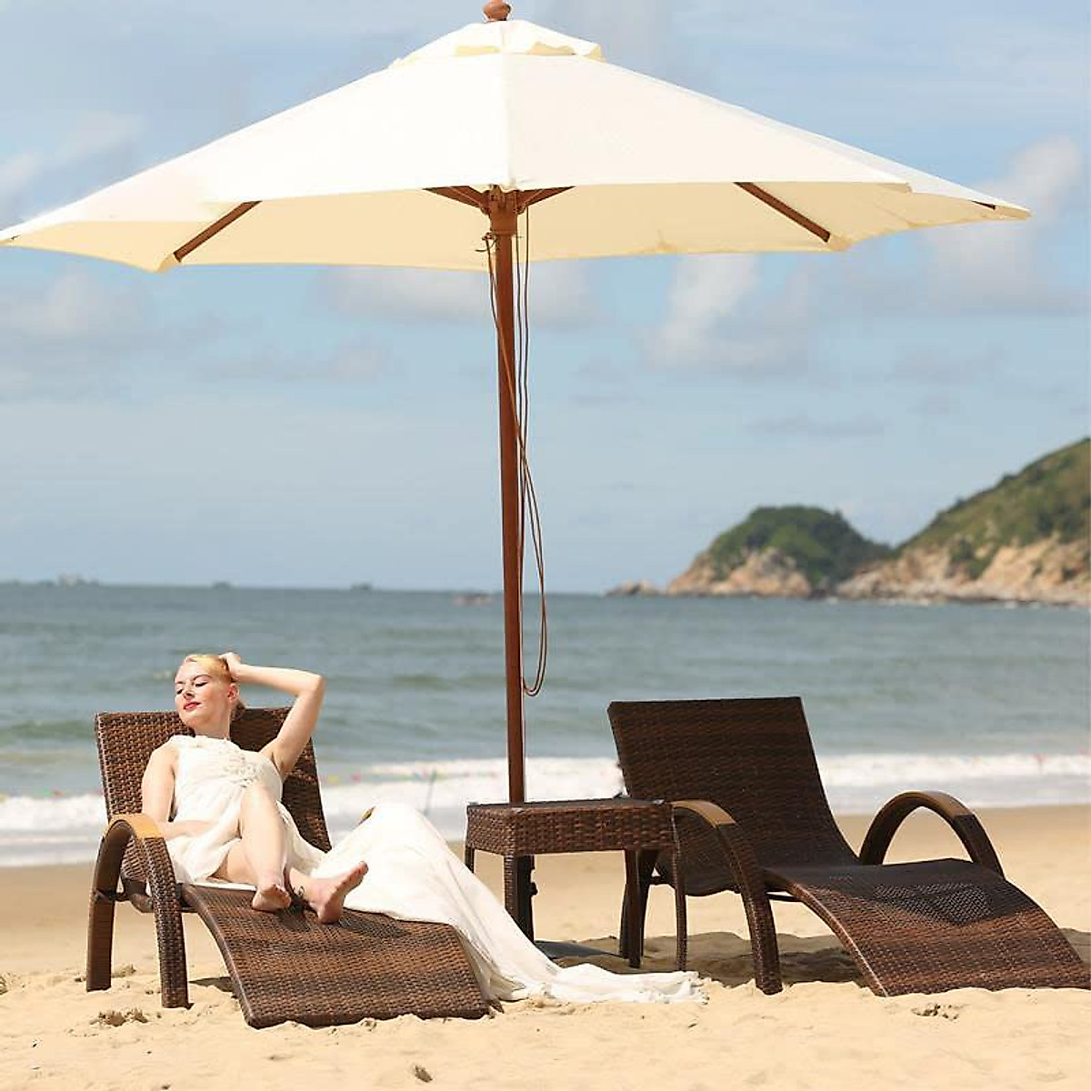 SUQ I OME Replacement Chaise Lounge Bracket Multi Position Adjustable Reclining Brace Heavy Duty Screwed or Riveted Joint Girder Convertible Outdoor Patio Furniture Durable(5 Position, Brown)