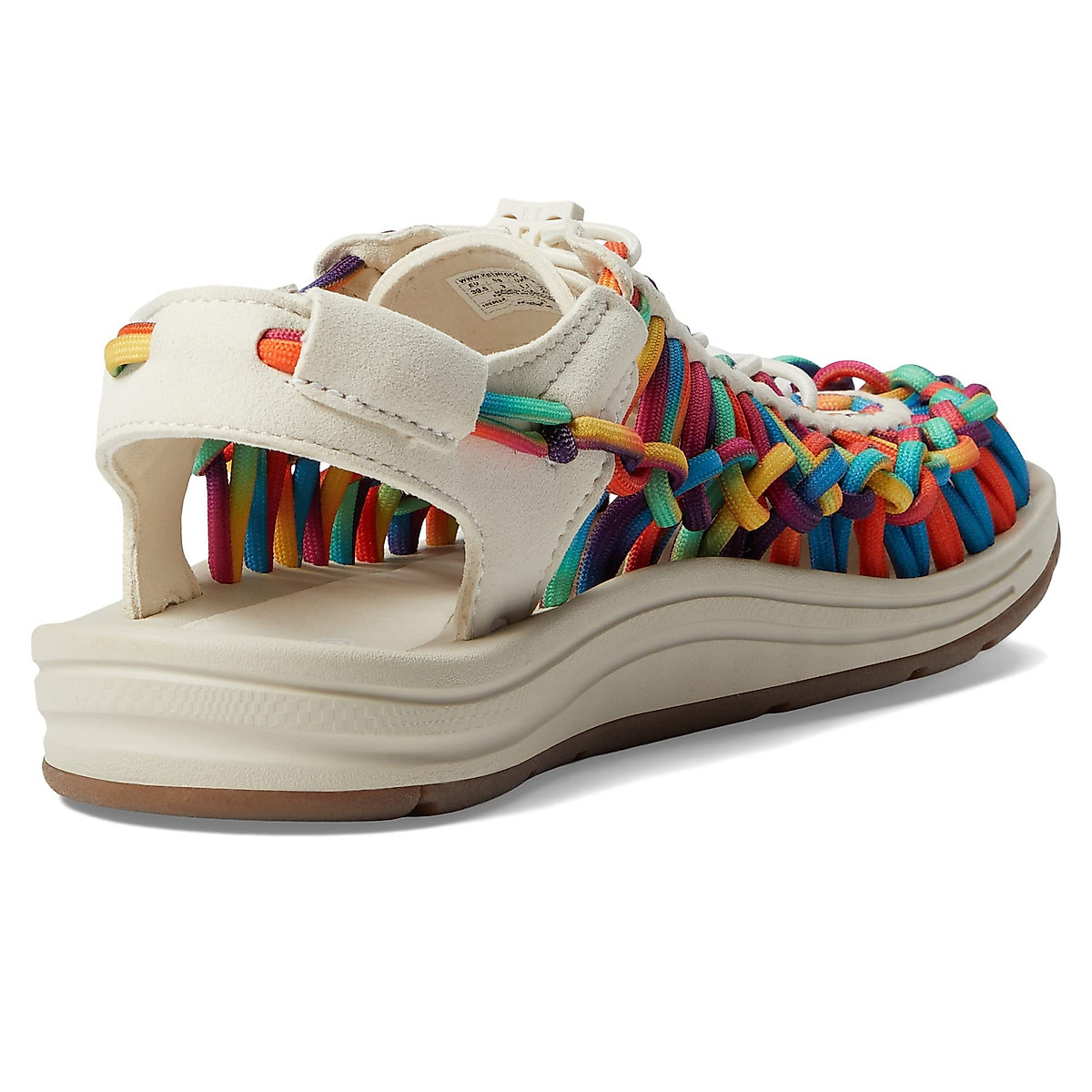 KEEN Women's Uneek Classic Two Cord Sandals, Original Tie Dye/Birch, 9