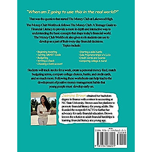The Money Club: A Teenage Guide to Financial Literacy Workbook