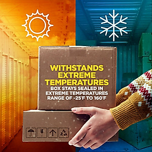 Scotch Long Lasting Storage Packaging Tape, 1.88" x 38.2 yd, Designed for Storage and Packing, Stays Sealed in Weather Extremes, 3" Core, Clear, 3 Rolls (3650S-3)